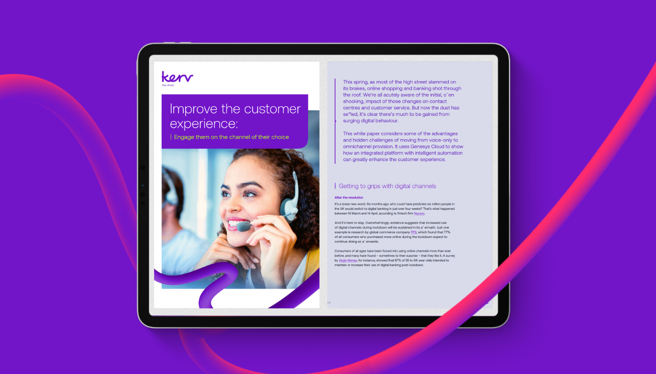 Enhance CX: Engage Customers on Preferred Channels - Kerv